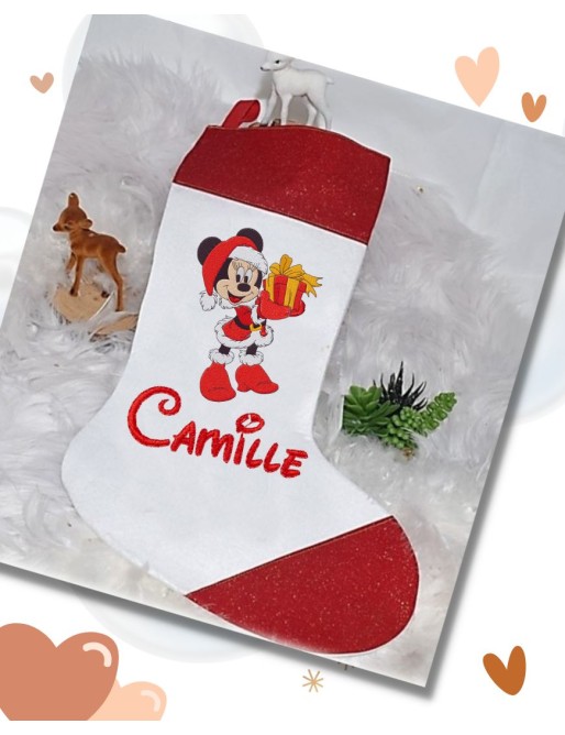 Botte de noël personnalisée